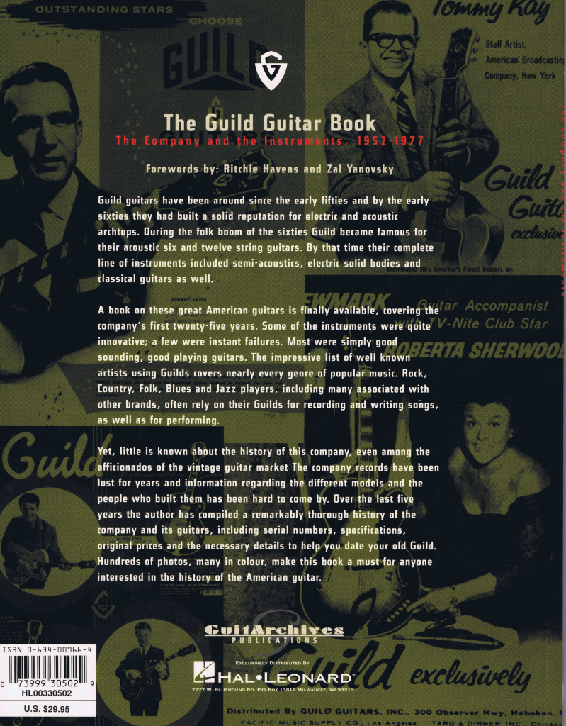 The Guild Guitar Book | Archtop Archive